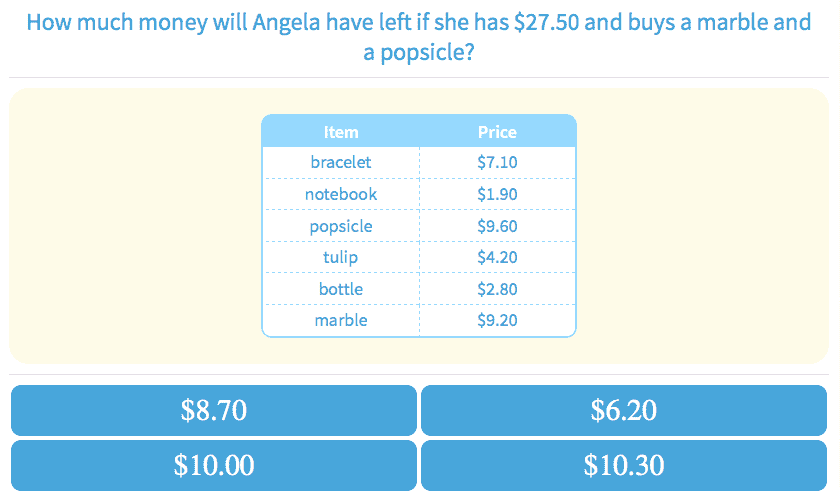 Grade 7 - Practice with Math Games
